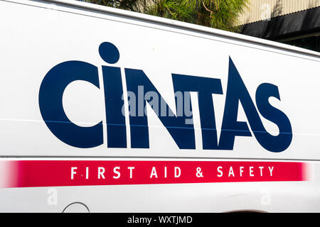 Vehicle with logo for Cintas uniform management company, San Ramon ...