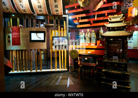 A look at the interior exhibition space of the Chinese Culture and ...