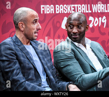 Kobe Bryant and Manu Ginobili. FIBA Basketball World Cup China 2019 ...