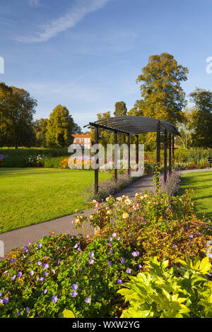 The Chad Varah Memorial Garden in Baysgarth Park. Barton-upon-Humber ...