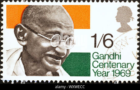 Mahatma gandhi, postage stamps, india, asia Stock Photo - Alamy