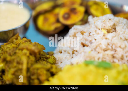 Traditional Bengali Durga Puja Bhog or Prasad made during Durga puja ...
