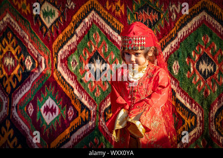 Sogut, Bilecik / Turkey - September 08 2019: Yoruk Turkish people in ...