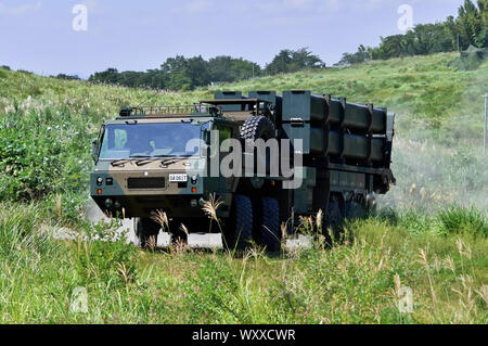 Type 12 Surface-to-Ship Missile of Japan Ground Self-Defense Force take ...