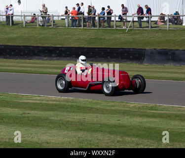 Michael Gans drives his 1935 Maserati V8 RI at the 2019 Goodwood ...