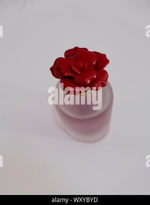 Women Fragrance with Rose cap Stock Photo - Alamy
