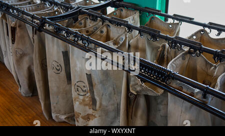 Mail bags in a USPS RPO rail car Stock Photo - Alamy