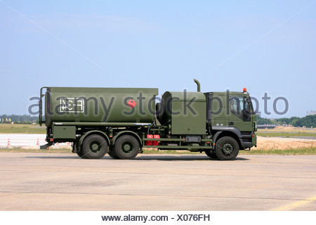 Military tanker, German army, maintenance vehicle for refueling Stock ...
