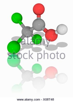Oxygen, O2, molecule model and chemical formula. Also dioxygen ...