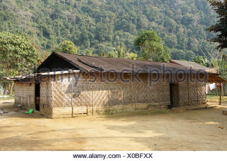 Traditional houses of Hmong minority, Laos, Asia Stock Photo: 120594797 ...