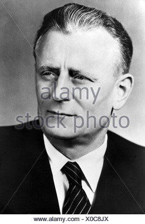 Antonin Novotny, president of Czechoslovakia (1957-1968), postage Stock ...