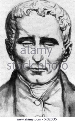 Louis Braille (1809-1852) - French inventor of system of raised-point ...