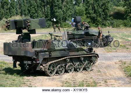 Anti-aircraft-tank "Ozelot" of german army "Bundeswehr Stock Photo ...