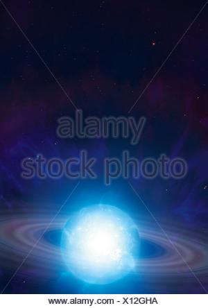 R126 (also known as HD 37974) is hypergiant blue variable star in Stock ...