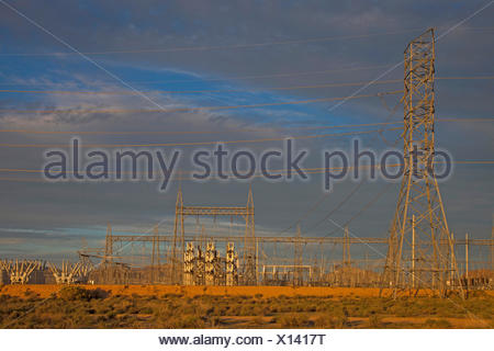 High voltage current transformer in a power substation Stock Photo - Alamy