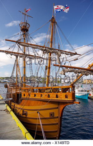 The Matthew Ship, legacy of John Cabot, Bonavista, Newfoundland Stock ...