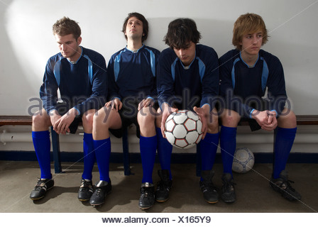 Soccer Player in Locker Room Stock Photo: 11082763 - Alamy