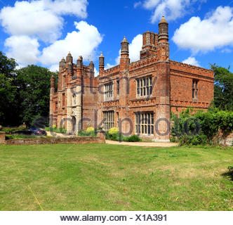 East Barsham, Manor House, early 16th century, Tudor manor, south Stock ...