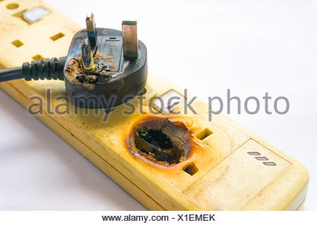 Overloaded extension cord Stock Photo: 118715448 - Alamy
