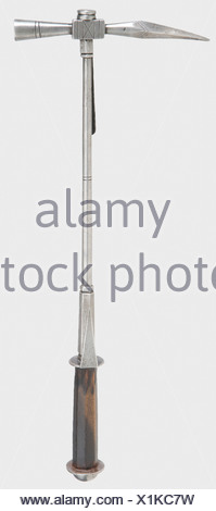 A German war hammer, 1st half of the 17th century Slender iron beak ...