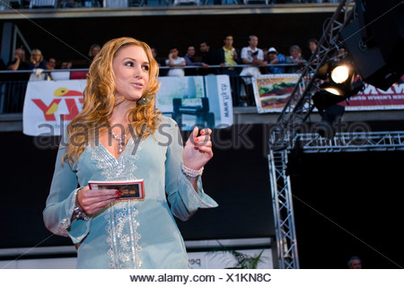 Jennifer Ann Gerber, Model, presenter and former Miss Switzerland, at ...