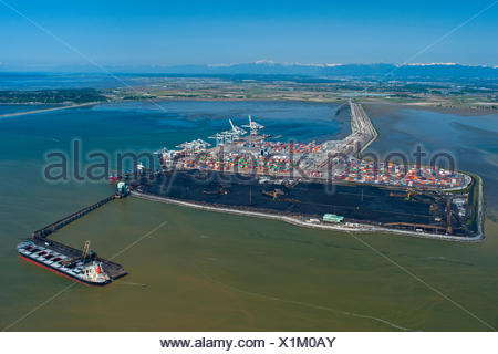 Delta Port from the air Stock Photo: 70005989 - Alamy