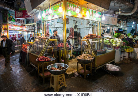 Bazaar of Sulaymaniyah, Sulaymaniyah, Iraqi Kurdistan, Iraq Stock Photo ...