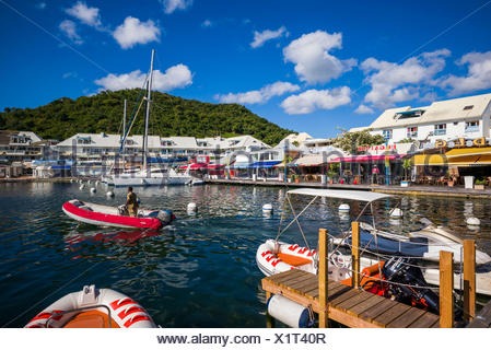 Marina Royale Marigot St Martin FWI Stock Photo: 23164408 - Alamy