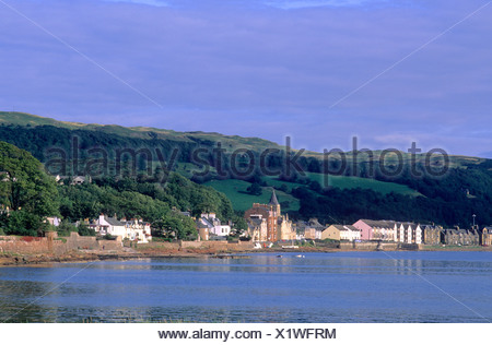 Fairlie Ayrshire Scottish west coast coastal scenery Scotland UK Stock ...