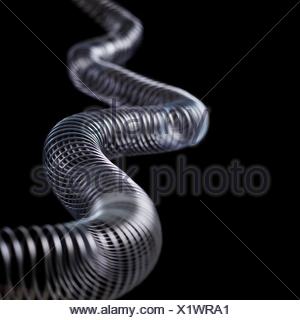 Transverse wave in a slinky spring. In transverse (or shear) waves ...