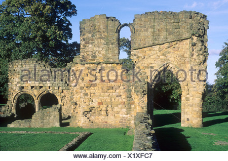 Basingwerk Abbey Clwyd Wales Welsh Medieval monastic religious house ...