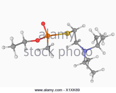 VX nerve agent molecule Stock Photo: 55431016 - Alamy