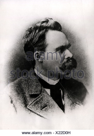 Friedrich Nietzsche. Portrait of the German philosopher. October 15 ...