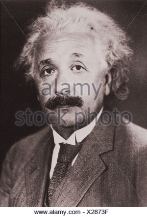 Albert Einstein (1879-1955), German, Physicist. Artist: Unknown Stock ...