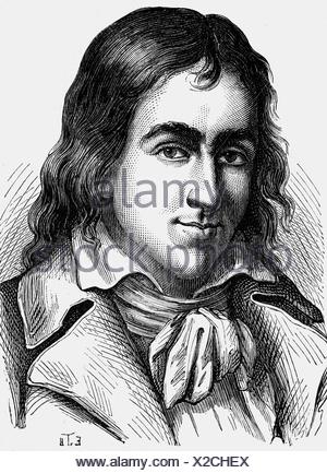 Jacques René Hébert, 1757 - 1794. French journalist founder and editor ...