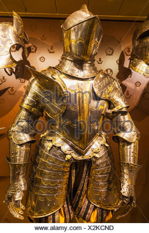 England, London, Tower of London, The White Tower, Display of Armour ...