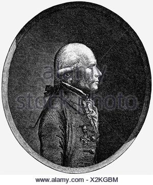 GENERAL KARL MACK von LEIBERICH (1752-1828) surrenders to Napoleon at ...