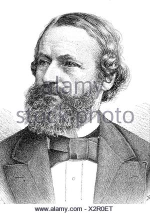 Gustav Robert Kirchhoff (1824-1887) was a German physicist who Stock ...