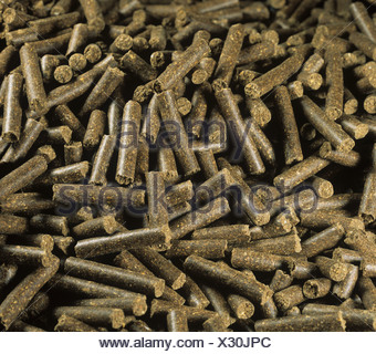 Cattle feed concentrate compound pellets used to supplement other Stock ...