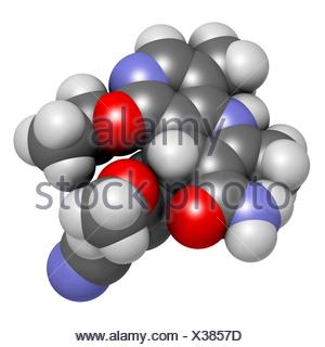 Finerenone heart failure drug molecule (mineralocorticoid receptor ...