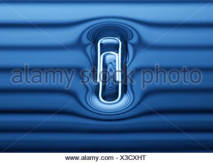 Floating Paperclip. Paper clip floating on water courtesy of surface ...