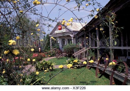 United States, Louisiana, Burnside, the Cabin restaurant is unique, it ...