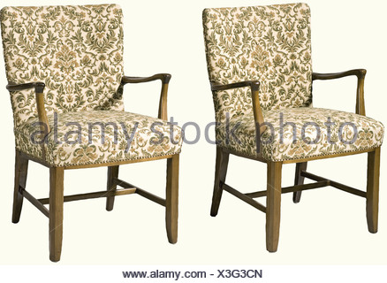 Adolf Hitler - two easy chairs from the "Reichskanzlei", in Berlin ...
