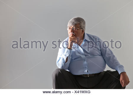 A photograph of an obese man Stock Photo - Alamy