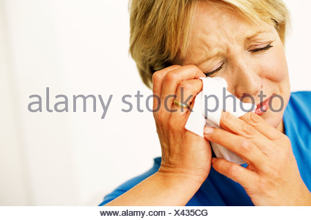 Upset woman. Middle aged woman crying Stock Photo: 23897427 - Alamy