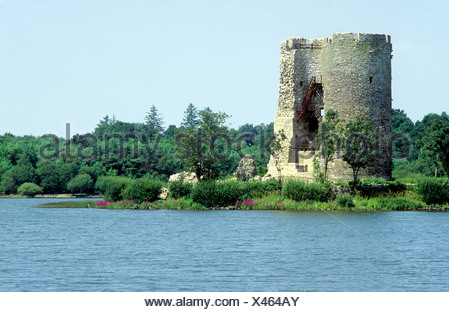Lough Oughter, County Cavan, Ireland; Aerial Lakes And Landscape Stock ...