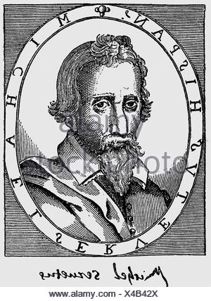 Michael Servetus (1511-1553). Spanish theologian, physician Stock Photo ...