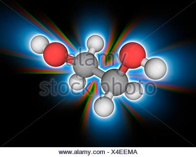Ethylene glycol molecule Stock Photo: 47691676 - Alamy