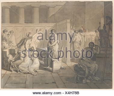 Study for The Lictors Bringing Brutus the Bodies of his Sons, 1787 ...