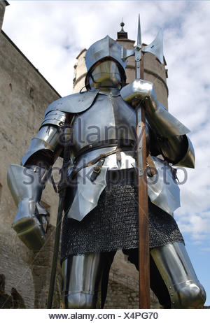 Chivalry in the Middle Ages. Soldier, having won his spurs, being Stock ...